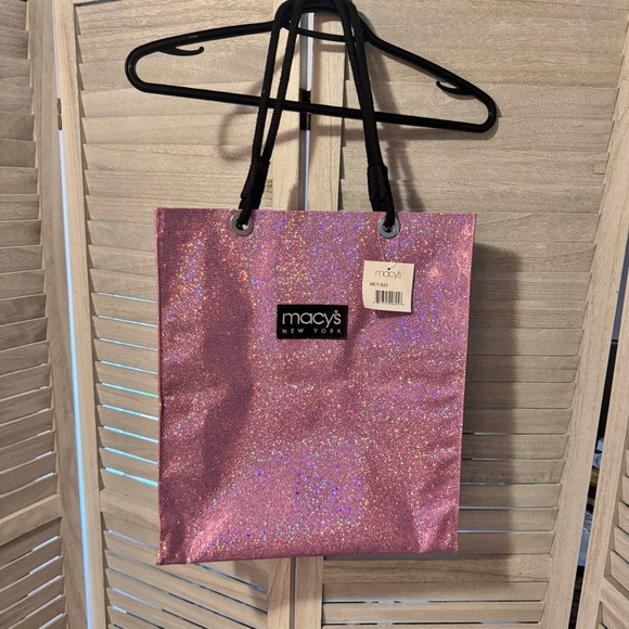 Macy's | Bags | Macys New York Purple Glittery Tote Bag Nwt | Poshmark